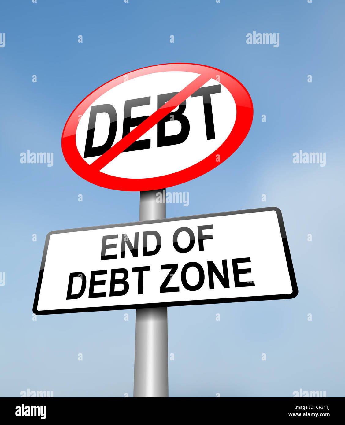No Debt Sign