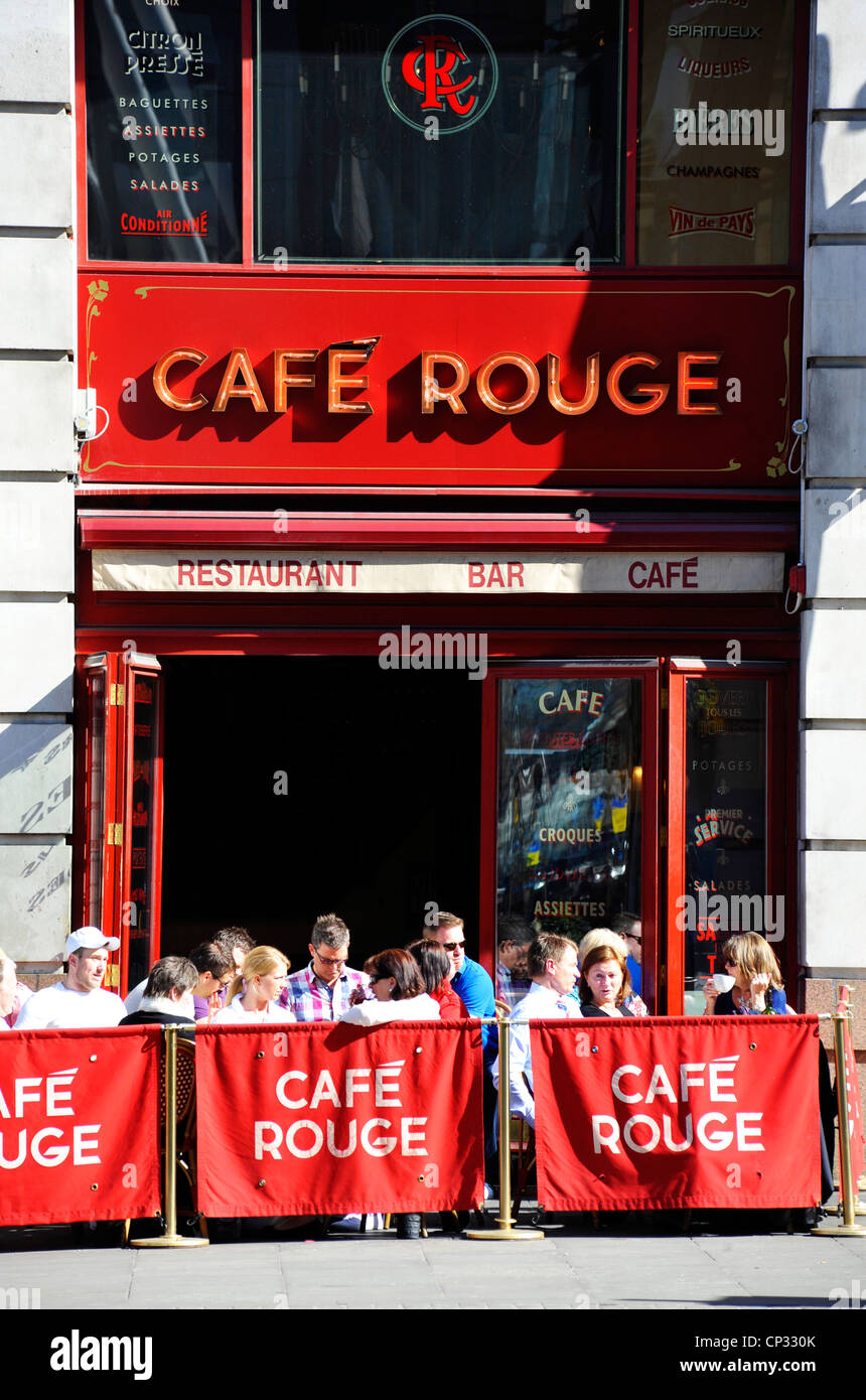 Cafe Rouge in Manchester Stock Photo - Alamy