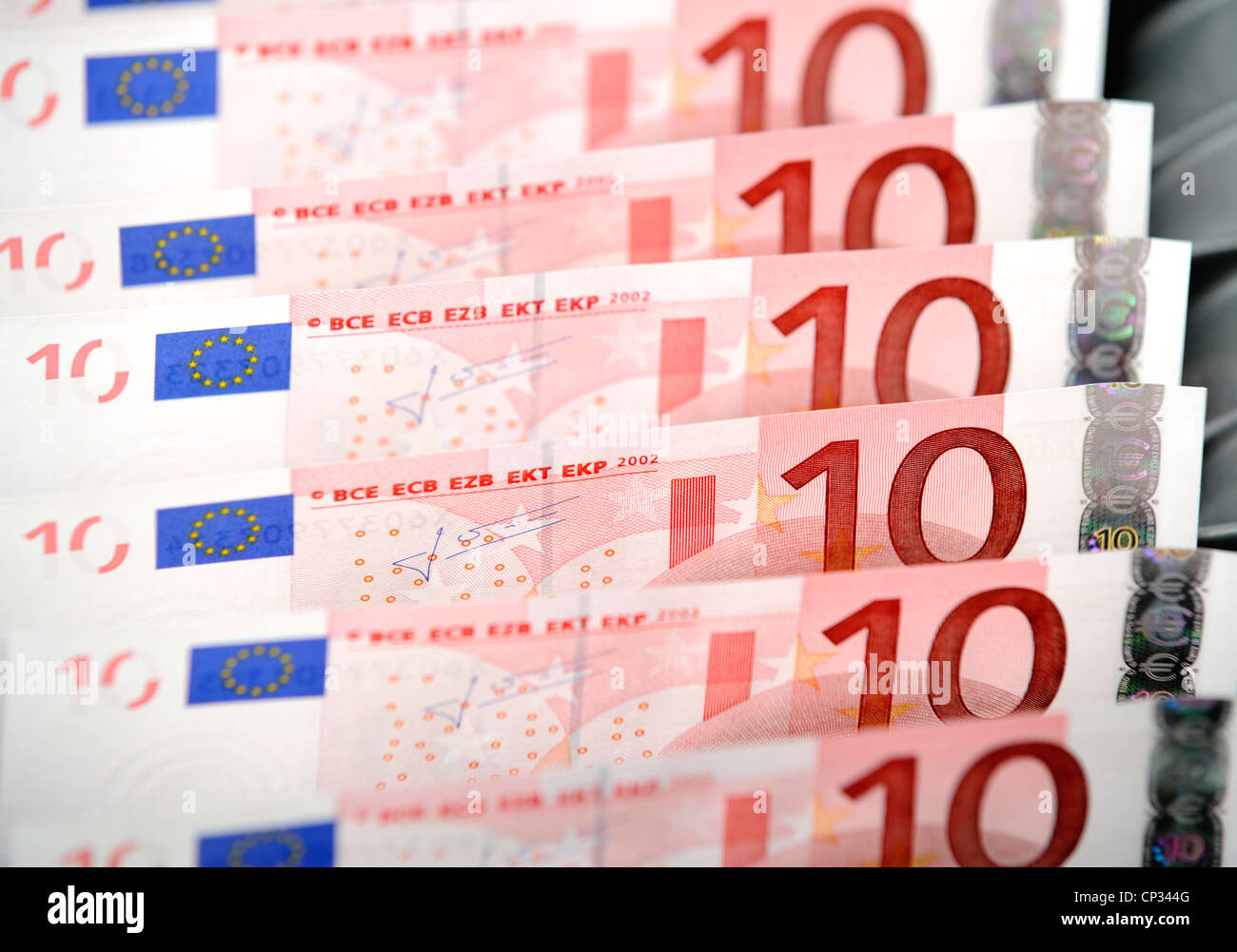 10 ten euro notes hi-res stock photography and images - Alamy