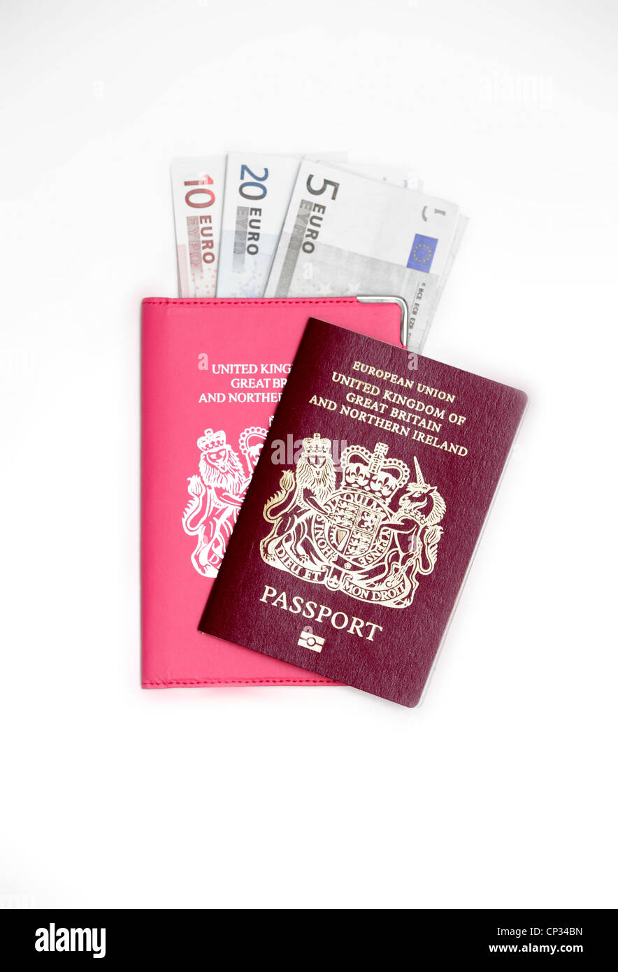 Uk passport inside hi-res stock photography and images - Alamy