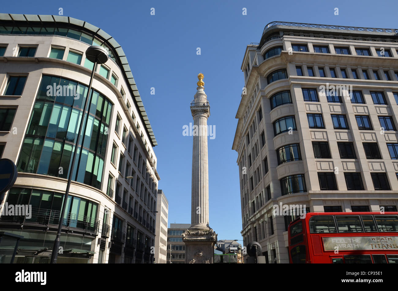 The Monument, London Stock Photo - Alamy
