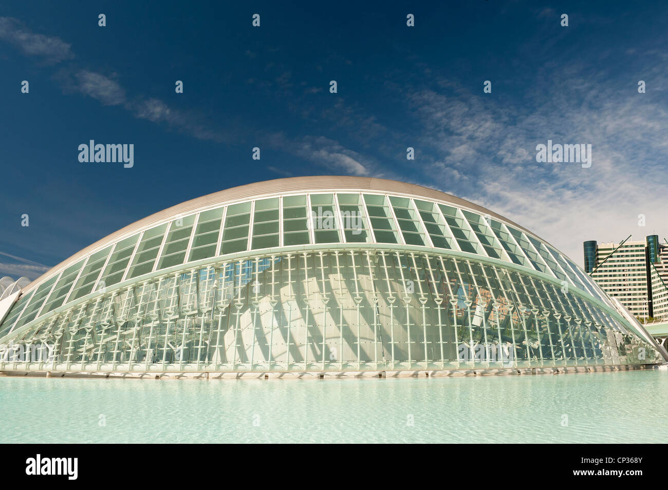 Hemisferic Building at the City of Arts and Sciences in Valencia Spain ...