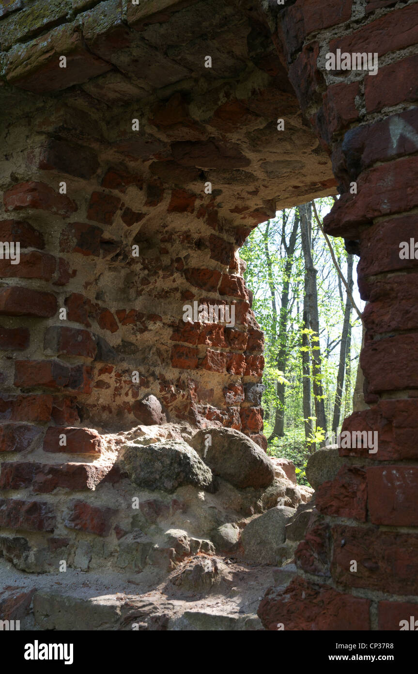 Balga - ruins of medieval castle of the Teutonic knights. Kaliningrad ...