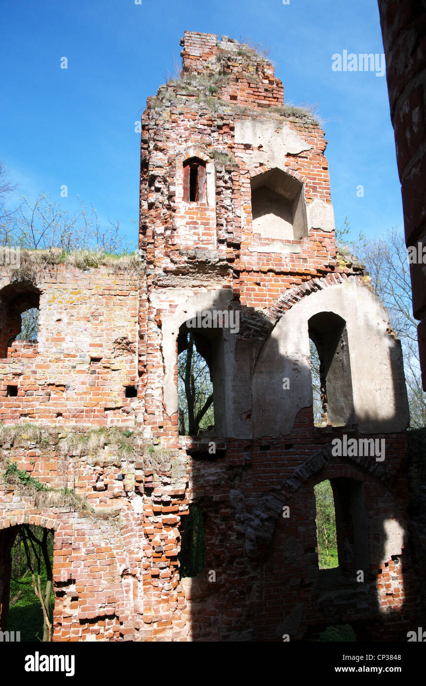 Balga - ruins of medieval castle of the Teutonic knights. Kaliningrad ...
