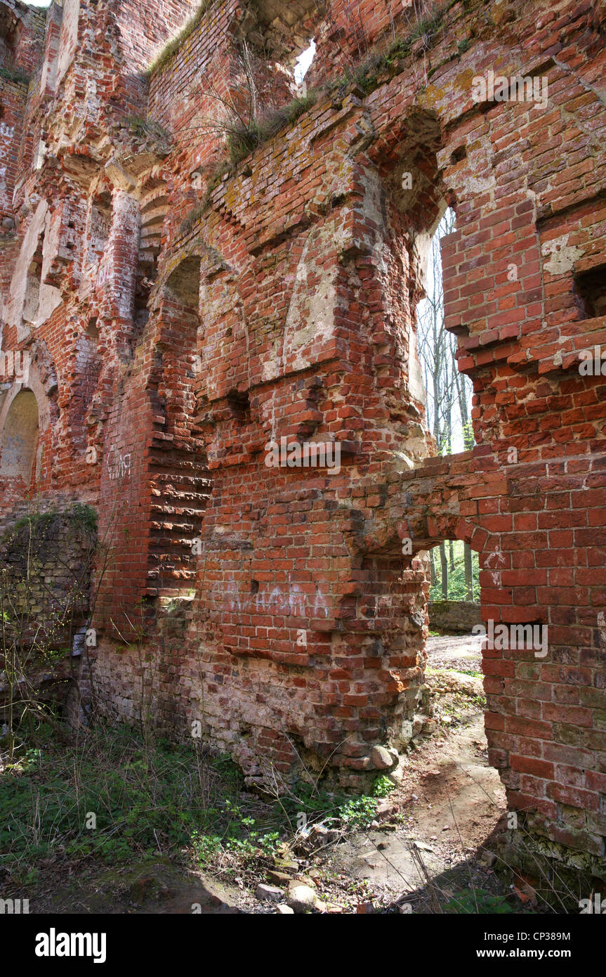 Balga - ruins of medieval castle of the Teutonic knights. Kaliningrad ...