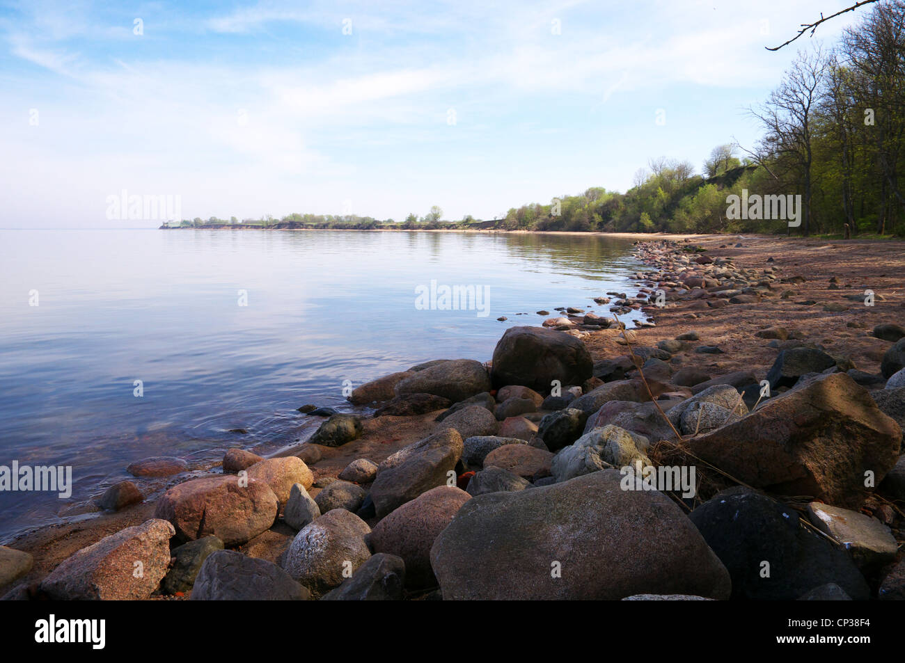 Balga - ruins of medieval castle of the Teutonic knights. Kaliningrad ...