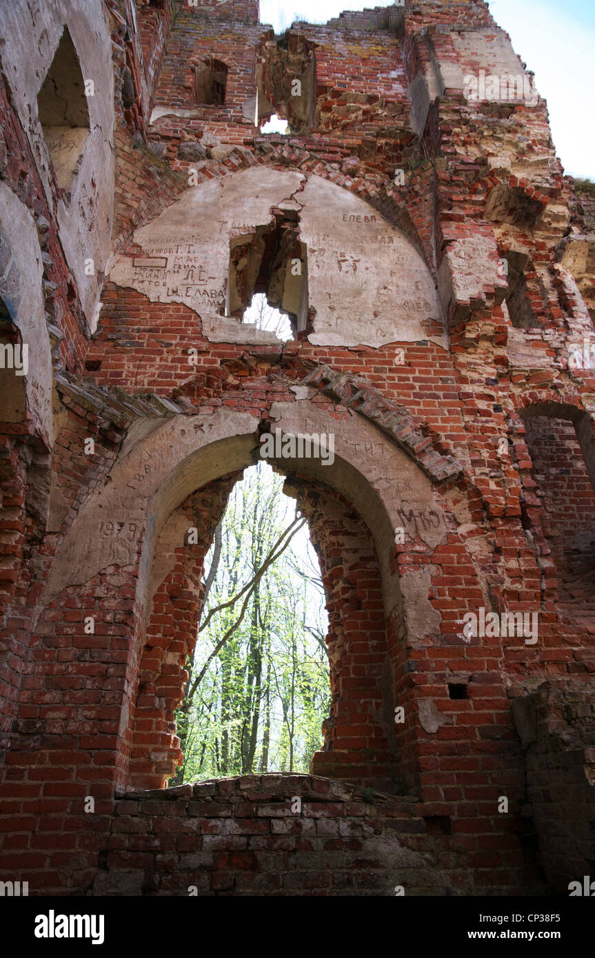 Balga - ruins of medieval castle of the Teutonic knights. Kaliningrad ...