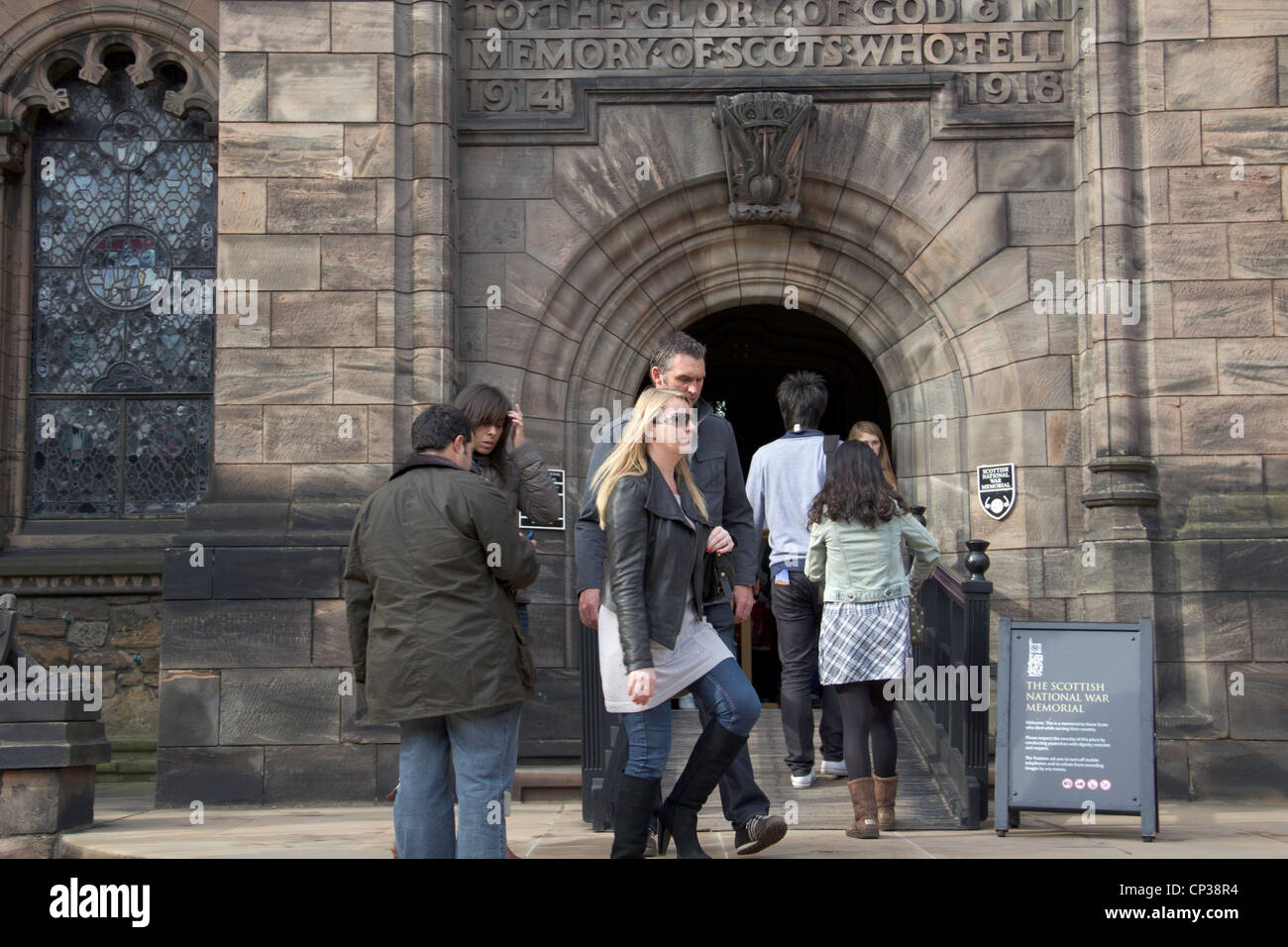 Entrance national museum scotland edinburgh hi-res stock photography ...