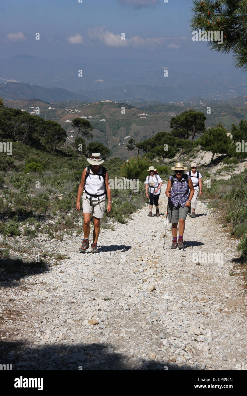 This is an image of people walking in Andalucía, Spain Stock Photo - Alamy