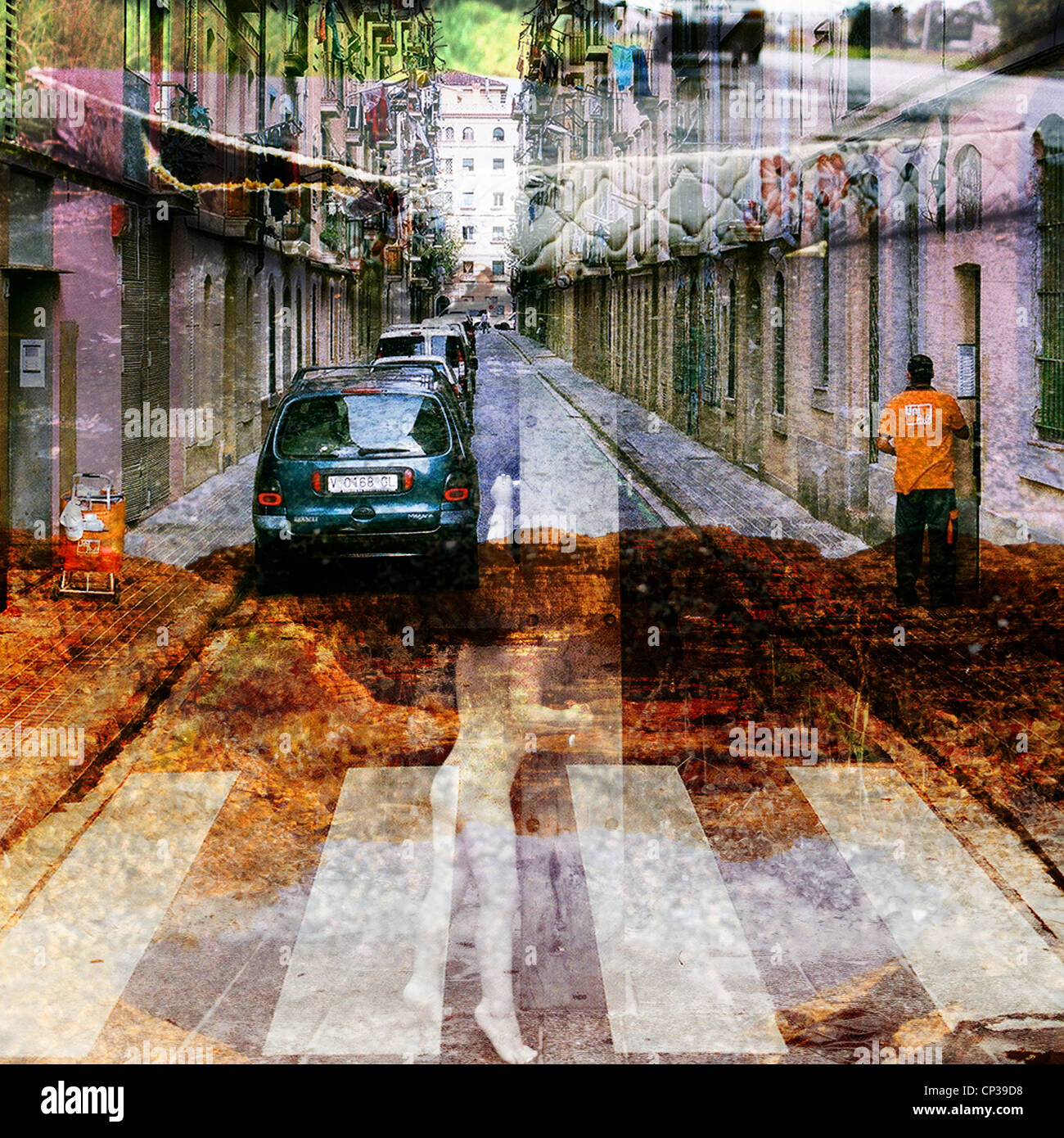 Double exposure street photography hi-res stock photography and images ...