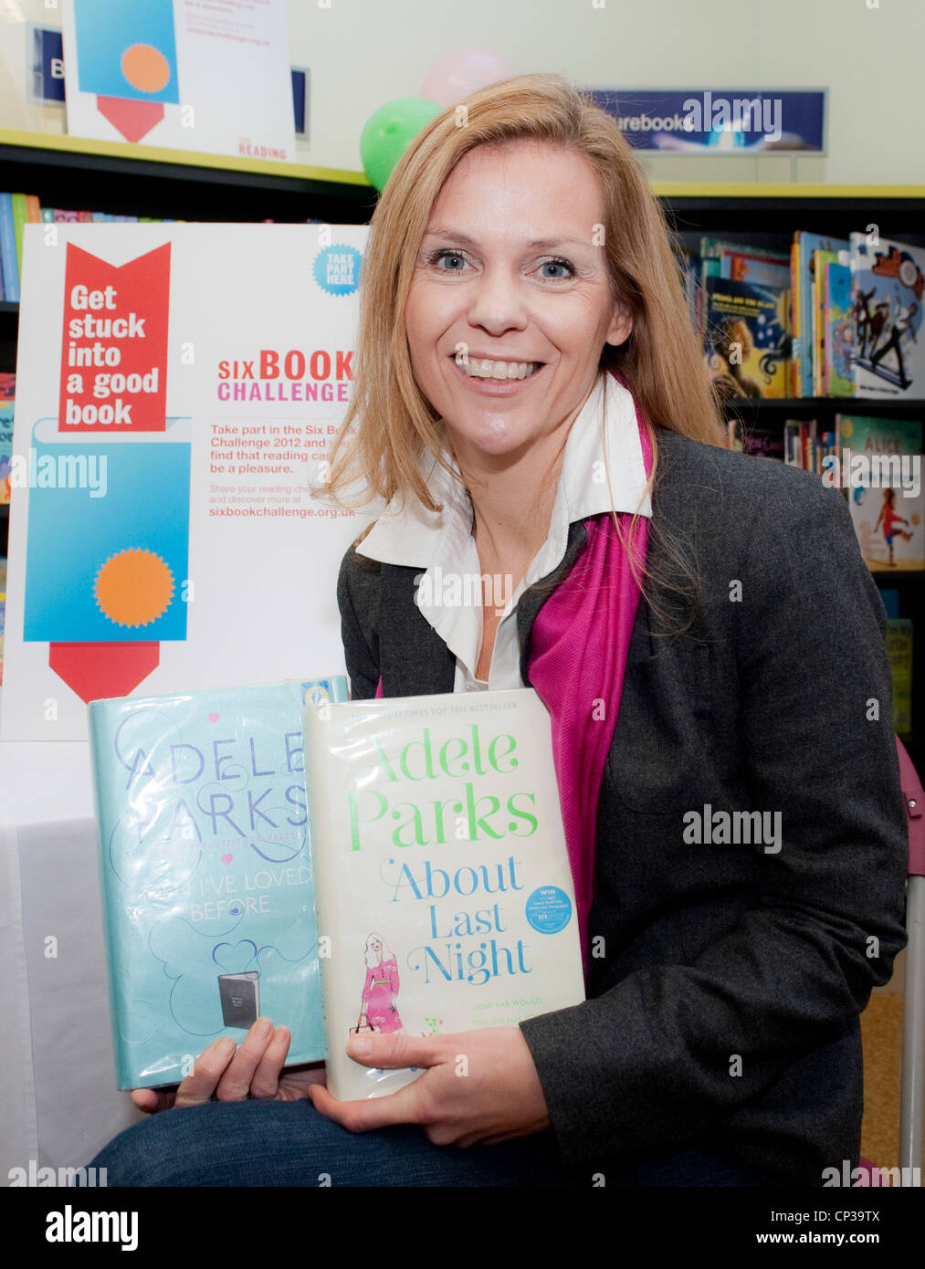 Adele Parks at Harlesden library Stock Photo - Alamy