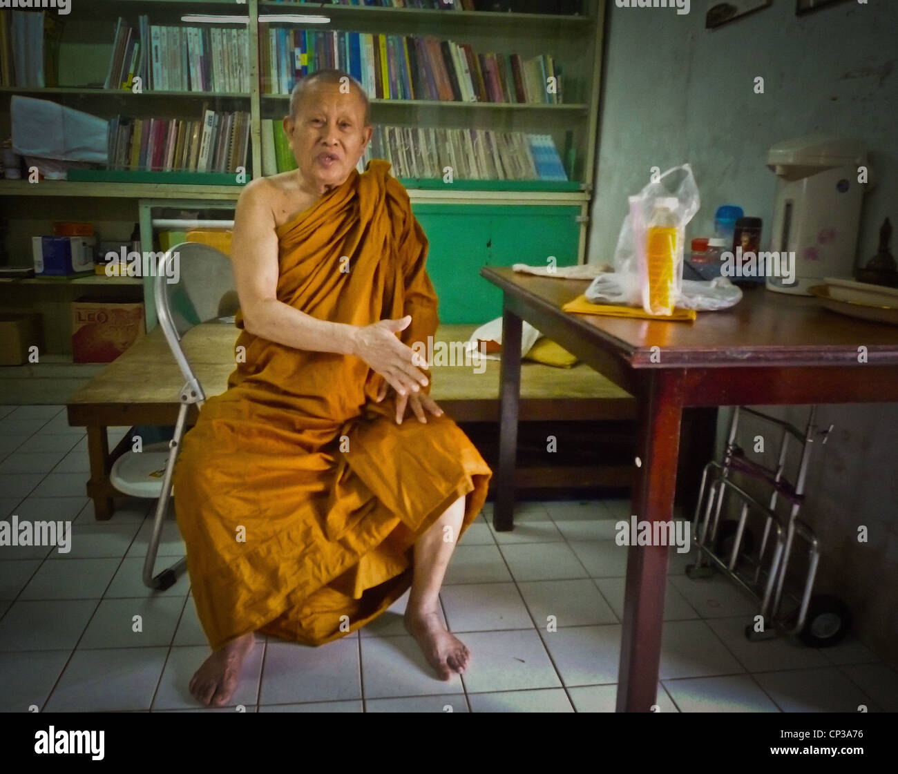 Buddhist monk temple digital hi-res stock photography and images - Alamy