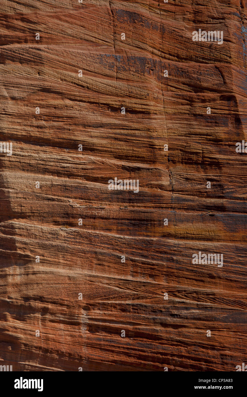 The red rock and colorful splendour of the Zion National Park near St ...