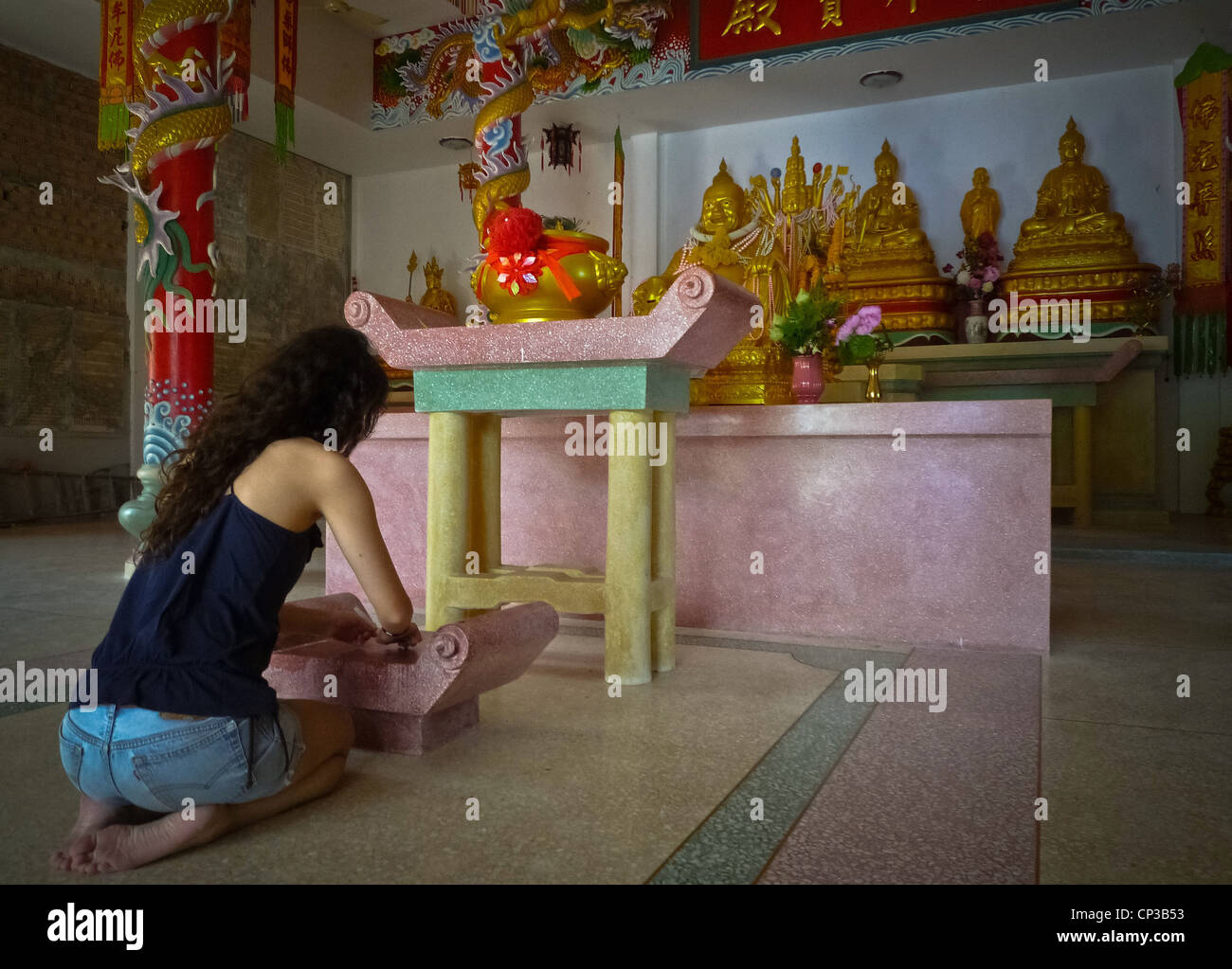 Womans temple hi-res stock photography and images - Alamy