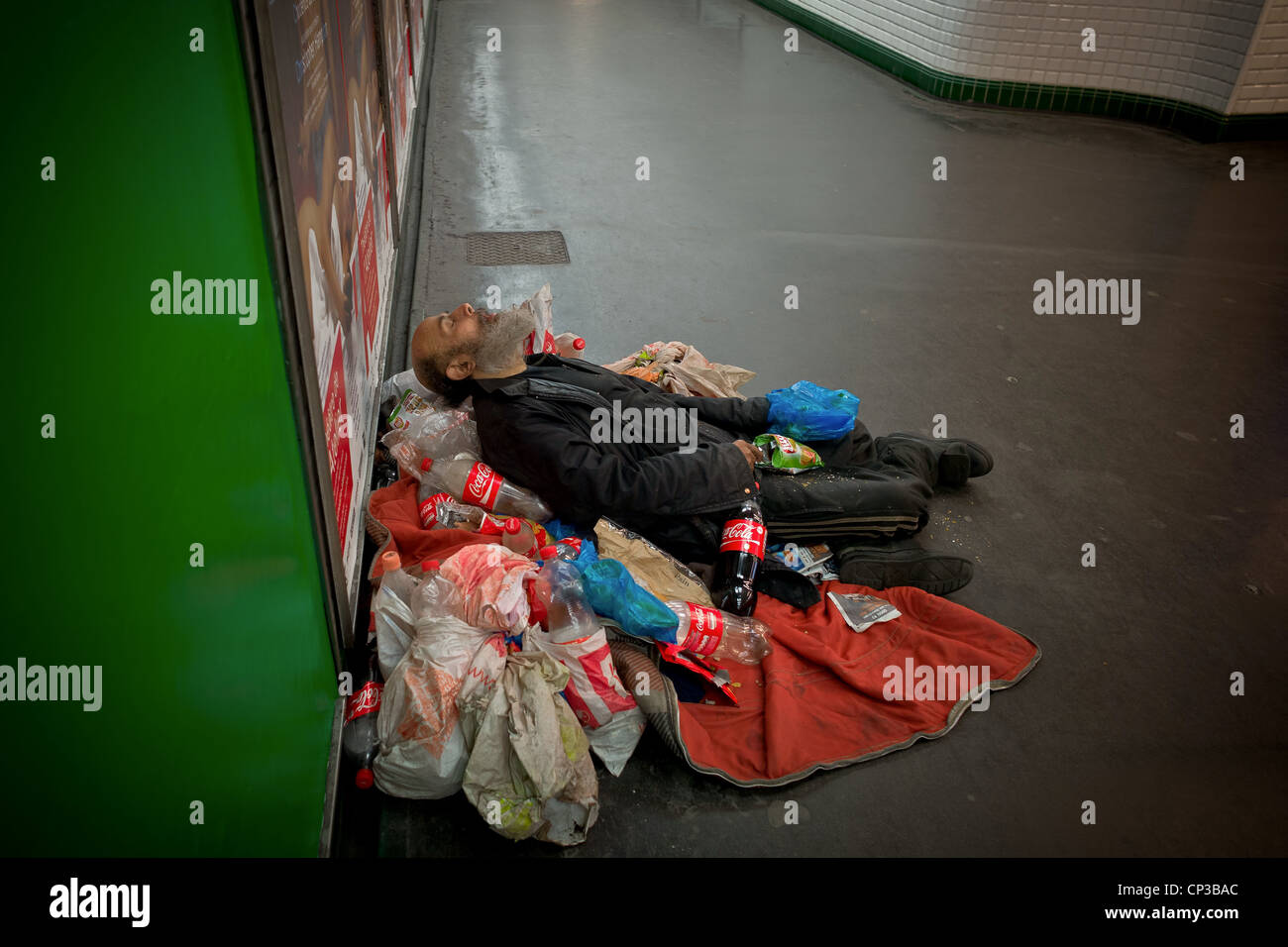 Urban Misery: The Subway., The curved trace of the old hunchback. The ...
