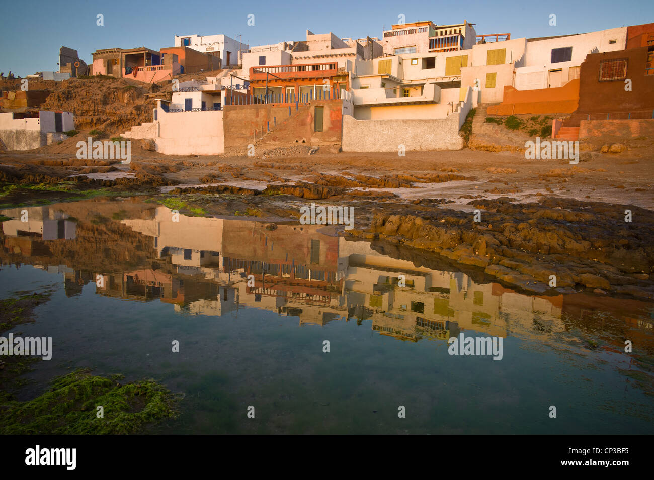 The village of Tifnit, Reflection of the sea Stock Photo - Alamy
