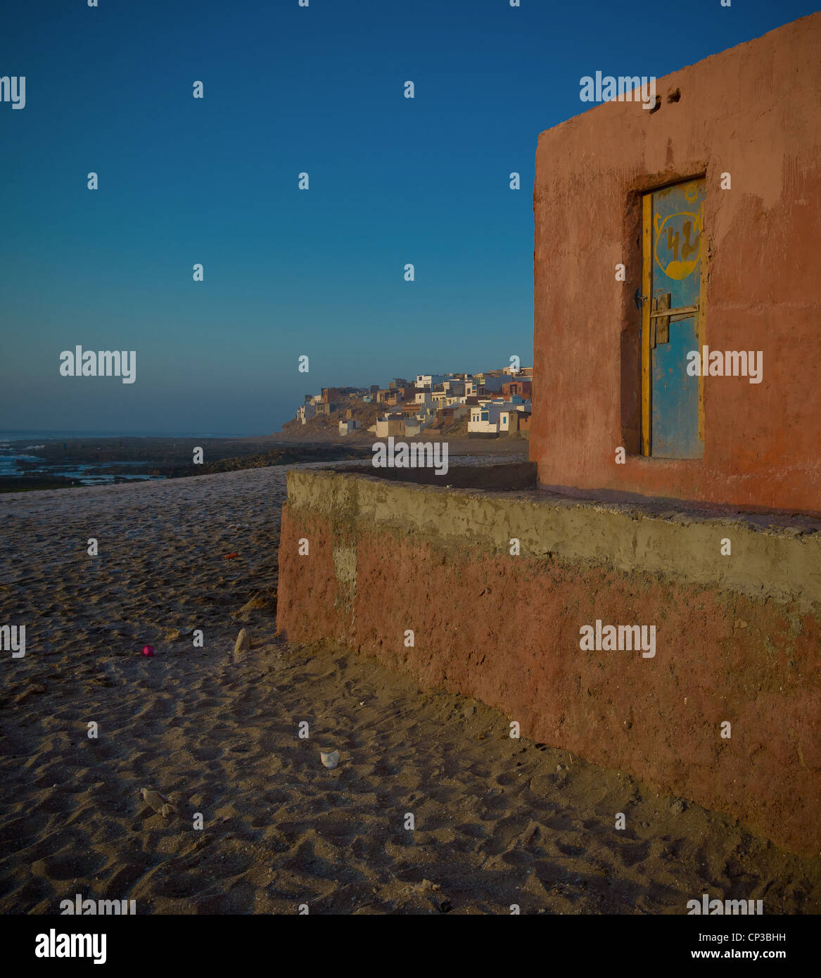 Tifnit, village of Fisheries , The evening light Stock Photo - Alamy