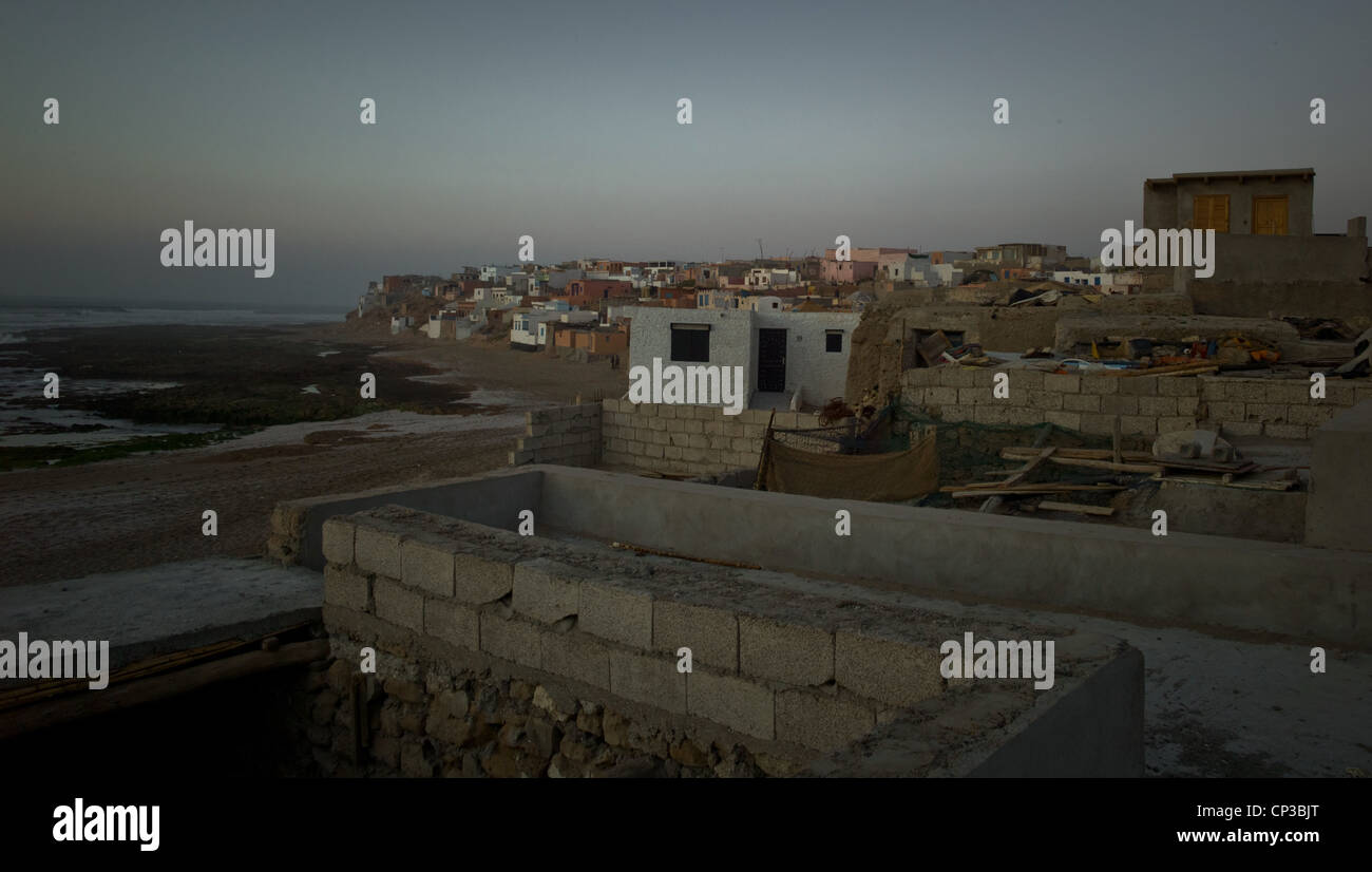 Tifnit, a fishing village., The village and its architecture Stock ...