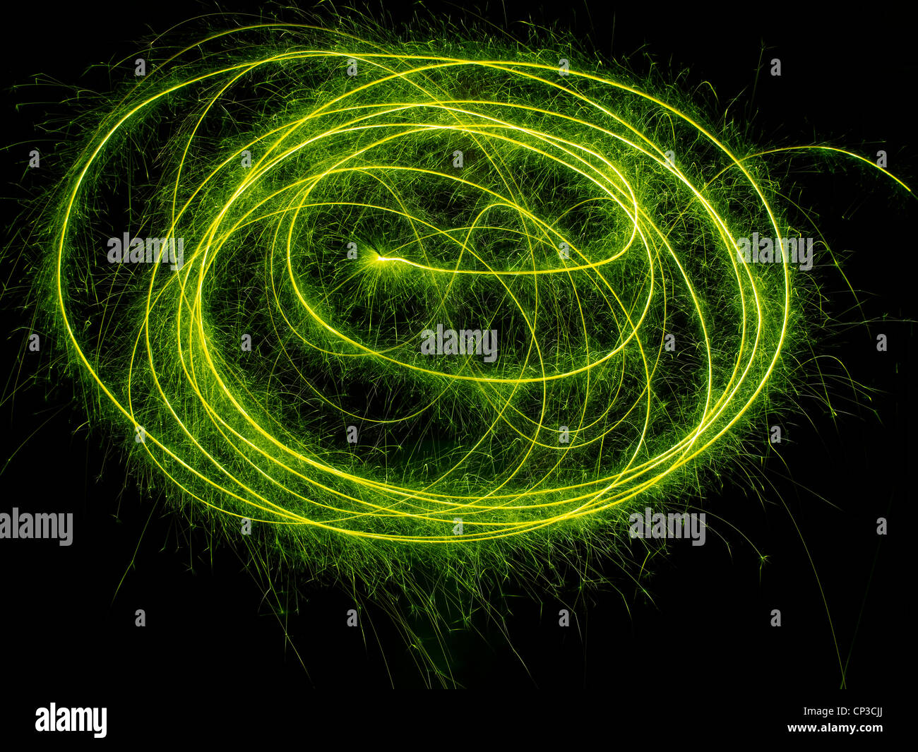 shapes made from sparklers Stock Photo - Alamy