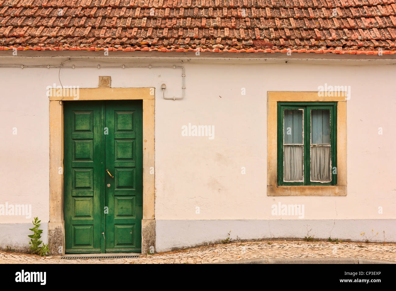 Old Abandoned building facade Stock Photo - Alamy