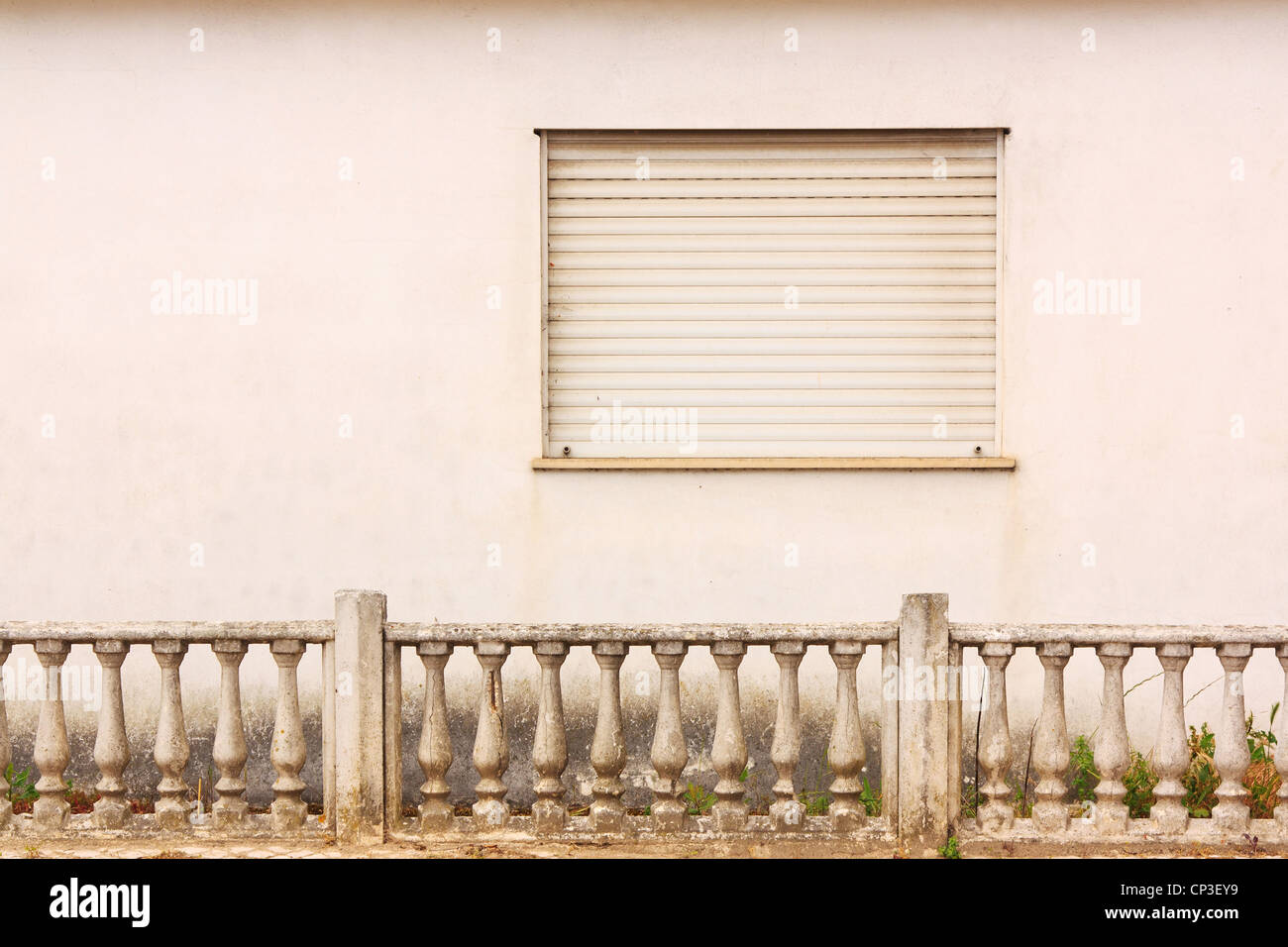 Old Abandoned building facade Stock Photo - Alamy