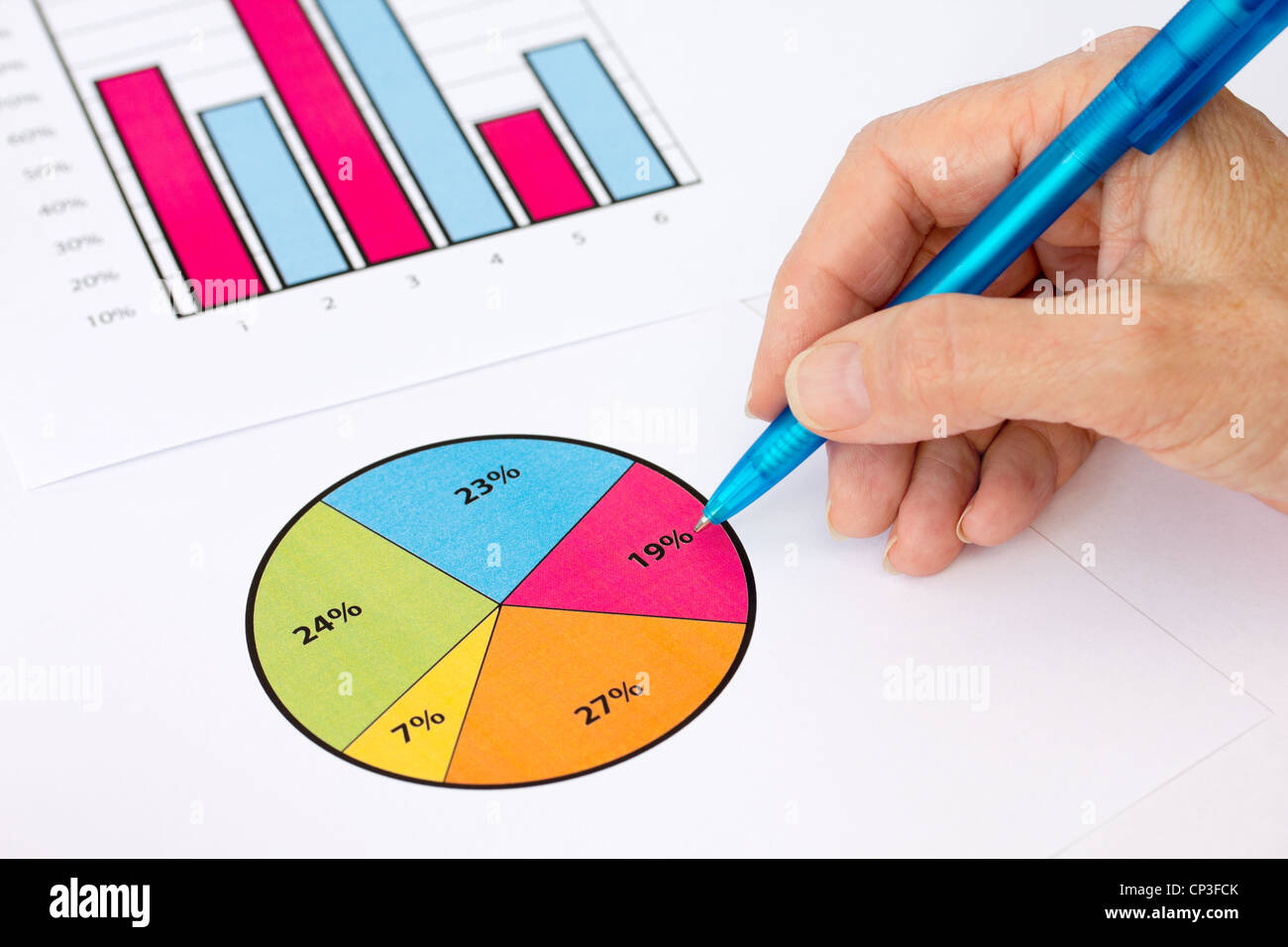 Graph diagram pie chart hi-res stock photography and images - Alamy