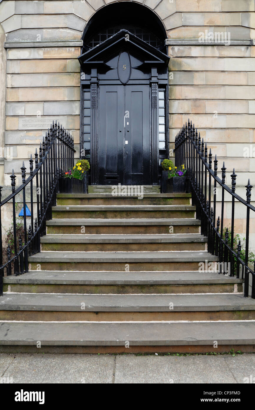 Pedimented neo-classical door design by Charles Rennie Mackintosh ...