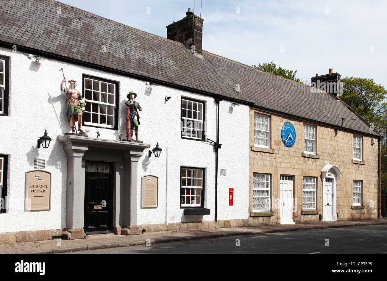 The Shepherd and Shepherdess pub and Holly House cottage Beamish, north ...