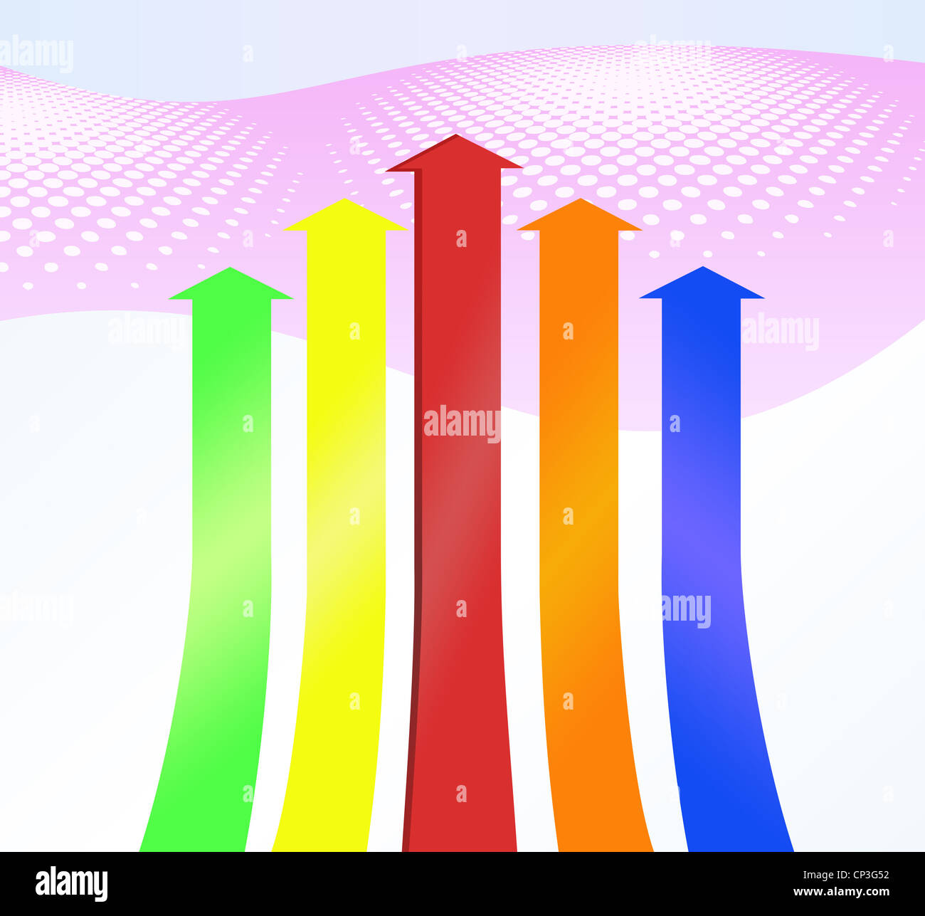 Colorful arrows pattern background Stock Photo - Alamy