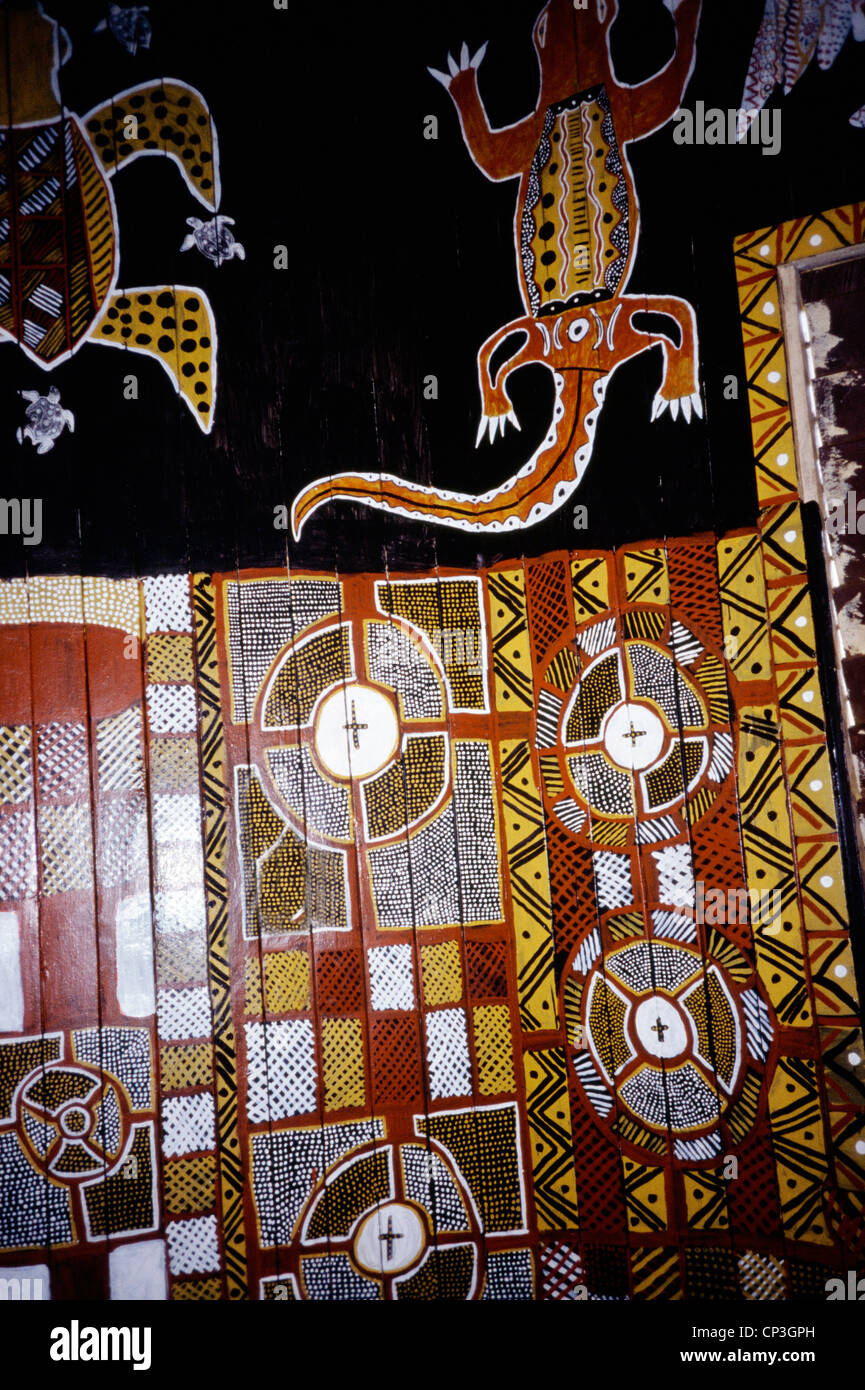 Bathurst Island Northern Territory Australia Aboriginal Art Stock Photo ...