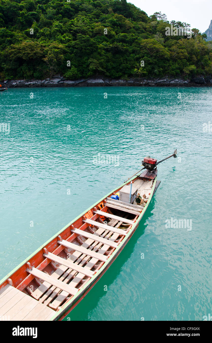 Long tail boat in the Gulf of Thailand Stock Photo - Alamy