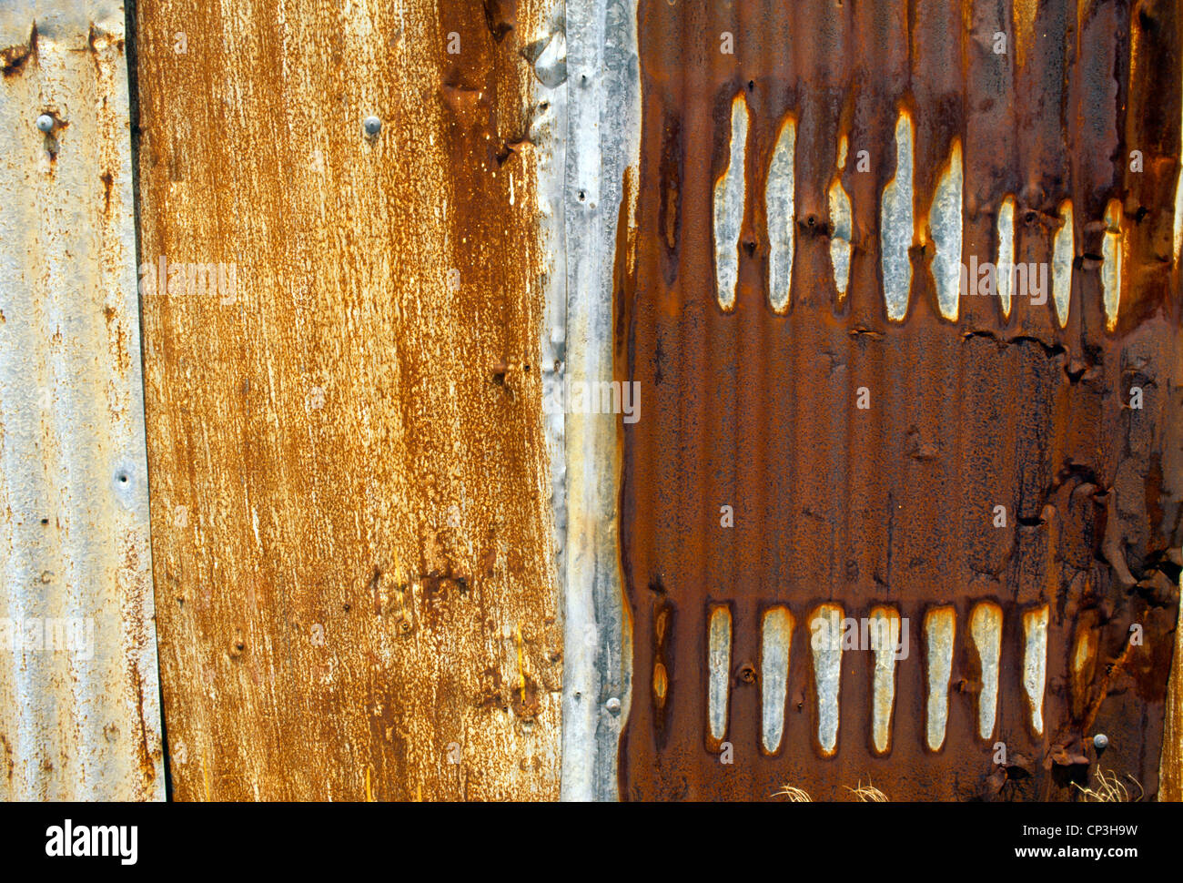 Rusty Corrugated Metal Stock Photo - Alamy