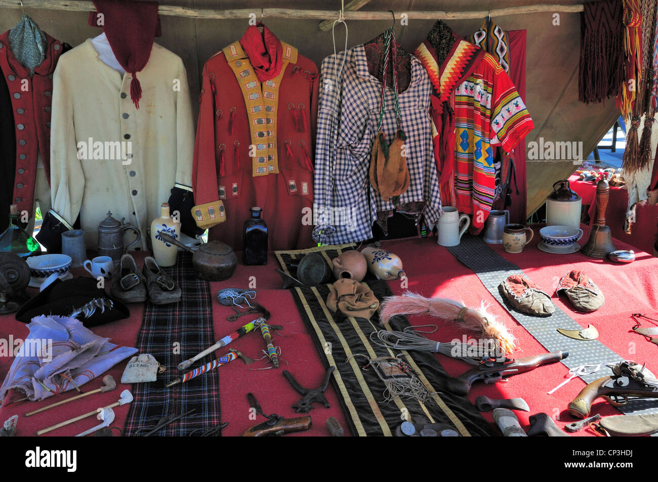 Goods for sale at the trading post at the annual Ormond Beach Native ...