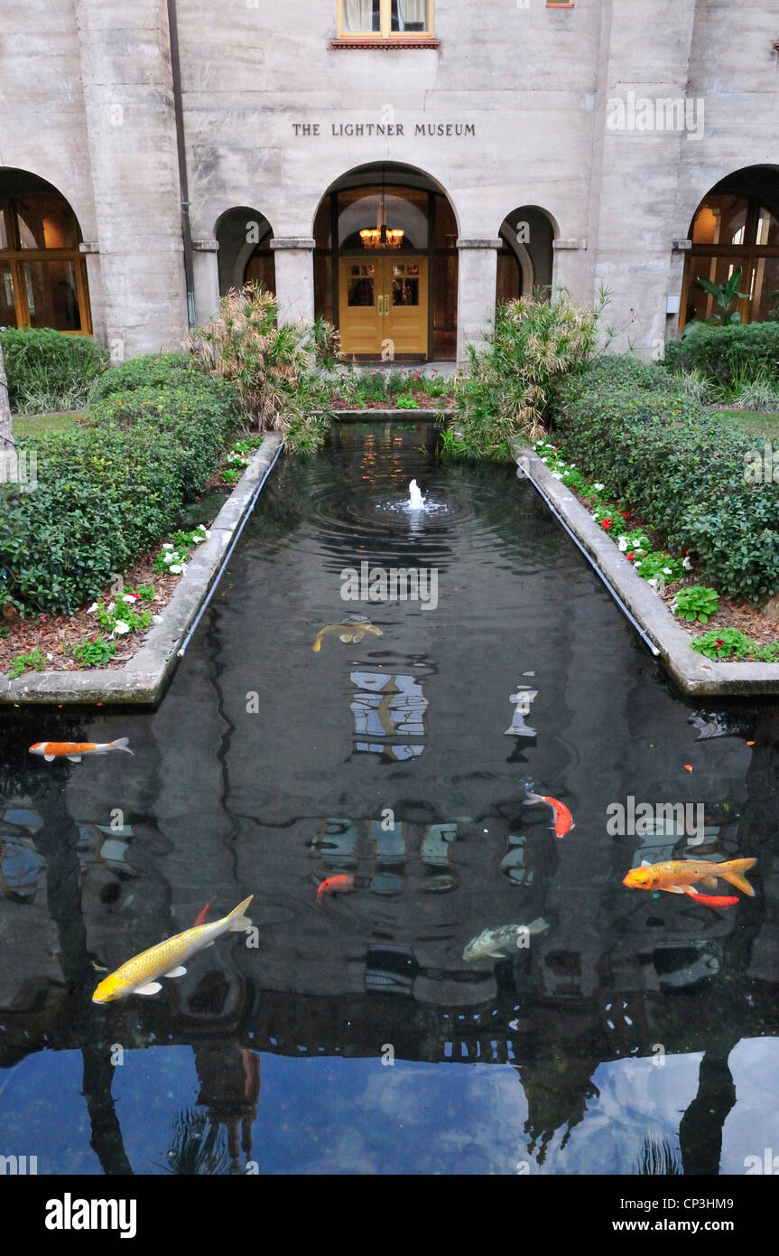 Lightner museum garden pond hi-res stock photography and images - Alamy