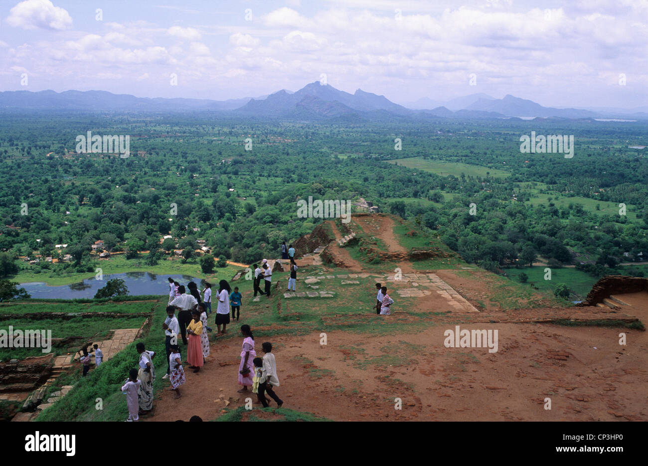 Sri Lanka, the view from the summit of Sigiri rock Stock Photo - Alamy