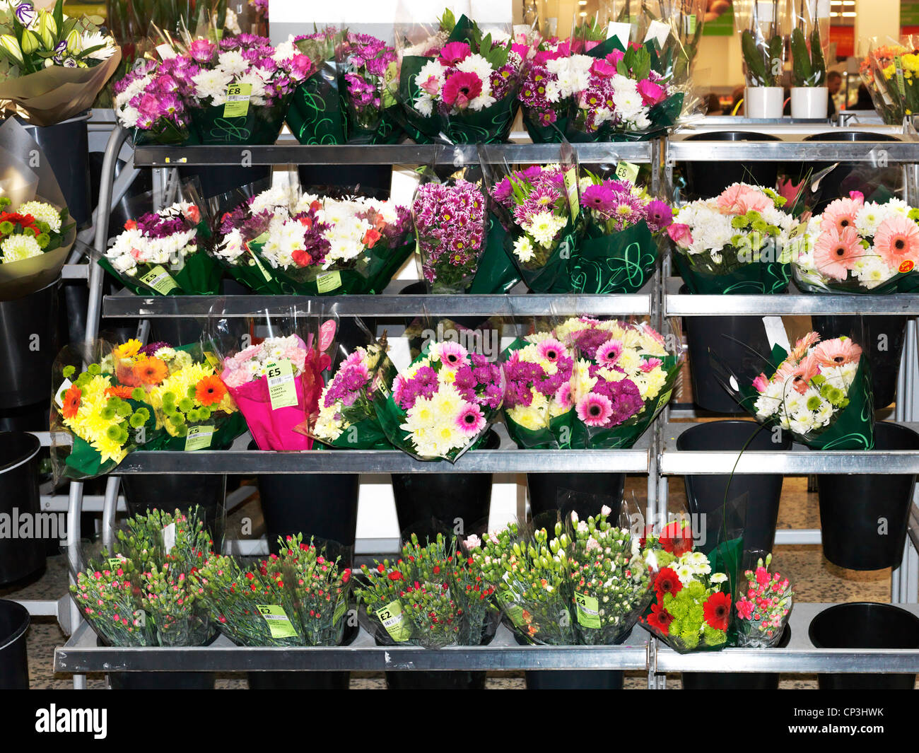 Flowers supermarket display hi-res stock photography and images - Alamy