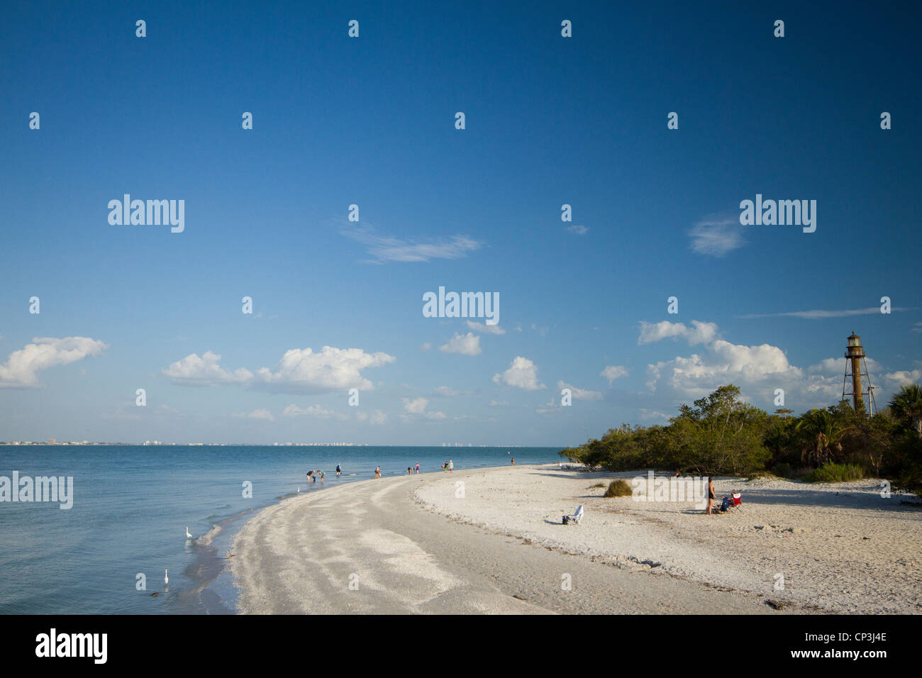 Lighthouse Beach Sanibel Island Gulf High Resolution Stock Photography ...