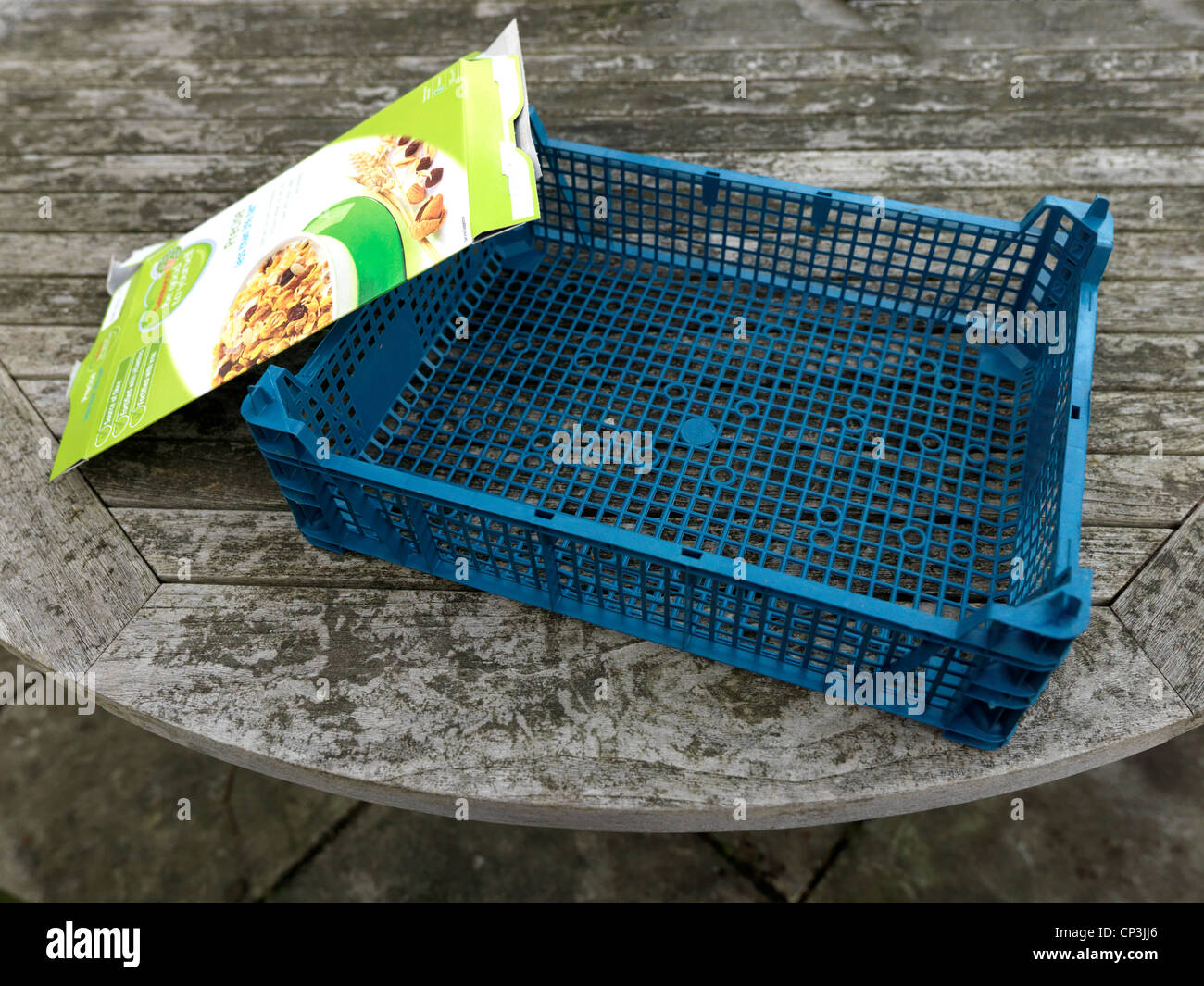 Seed Tray Made Out of Recycled Mushroom Box and Lined with a Cereal Box ...