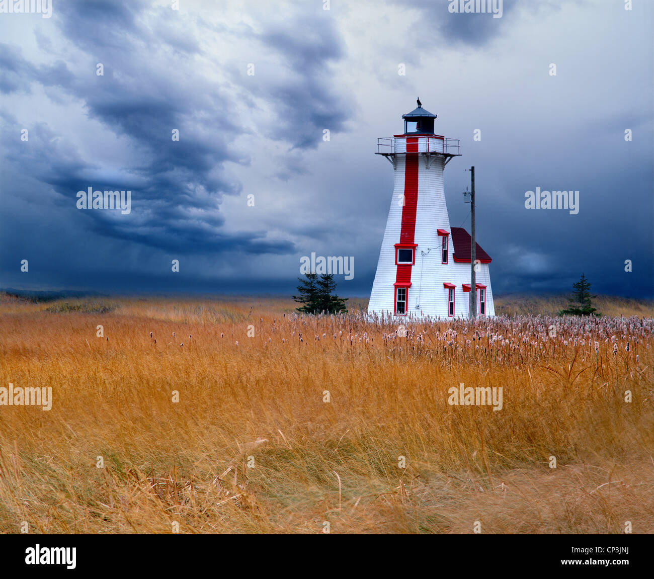 Photo of New London Range Rear Lighthouse, Prince Edward Island, Canada ...