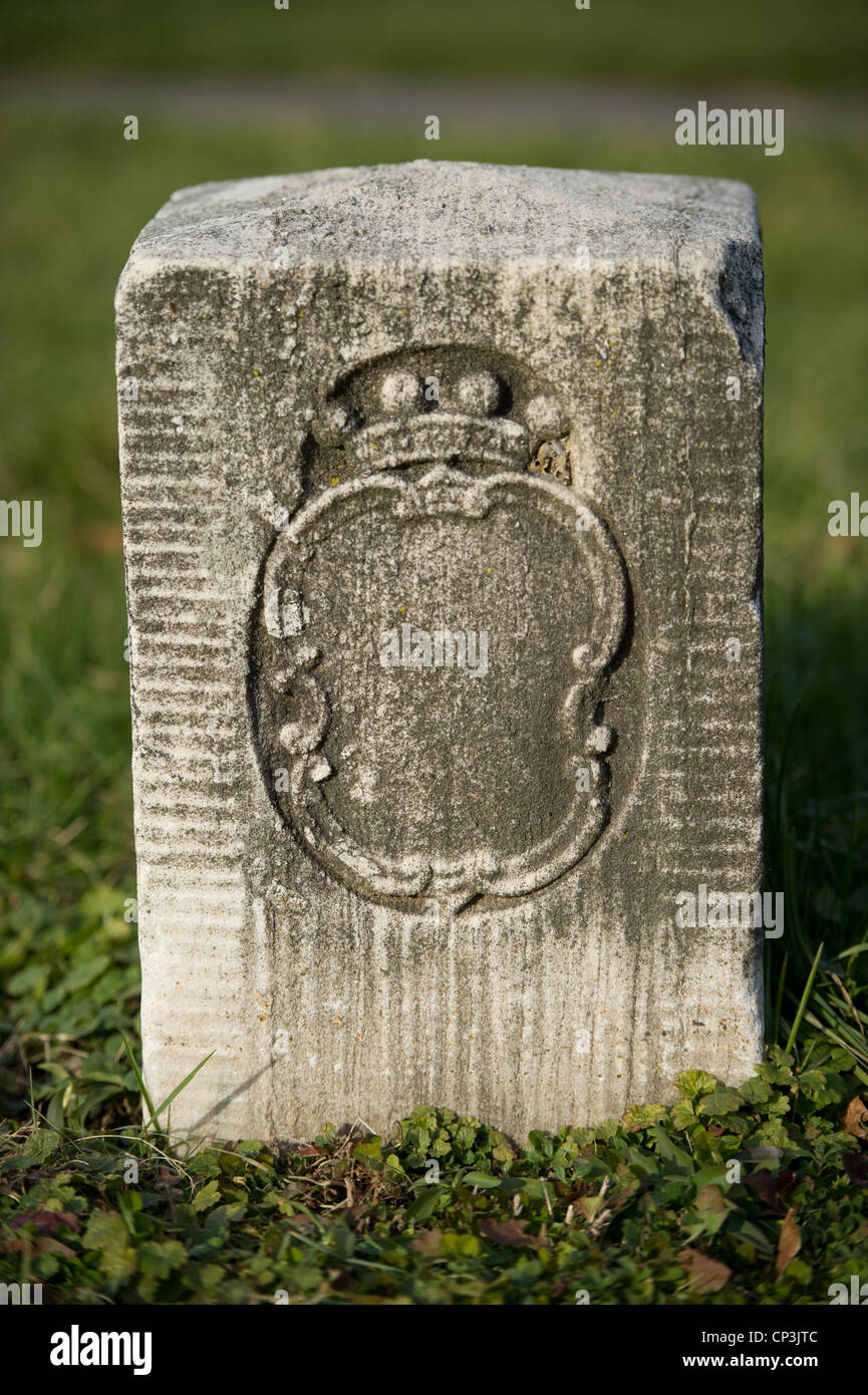 Mason Dixon Line Redeemer church, Ellerslie Maryland Stock Photo - Alamy