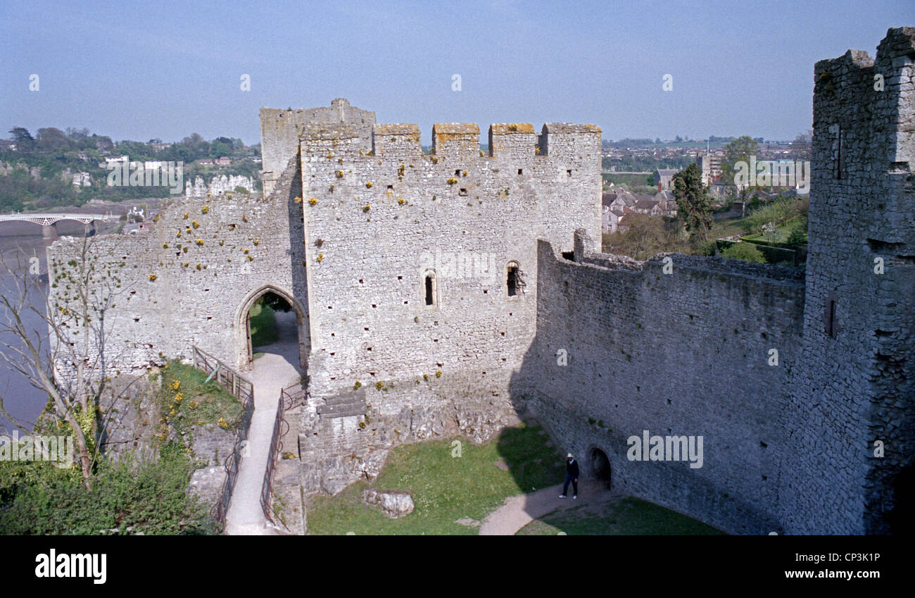 Norman tower at chepstow hi-res stock photography and images - Alamy