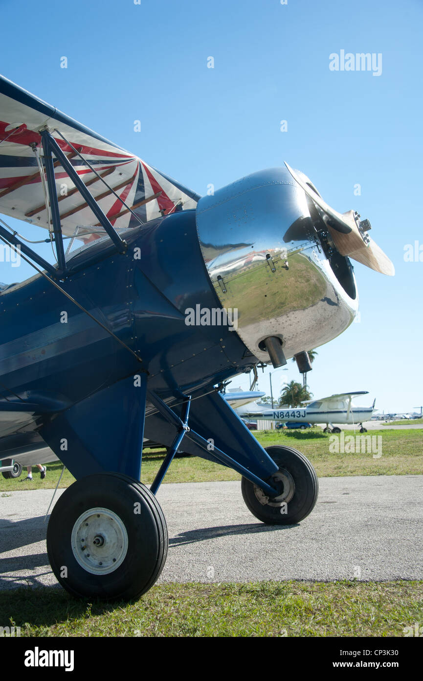 Small plane on runway Stock Photo - Alamy