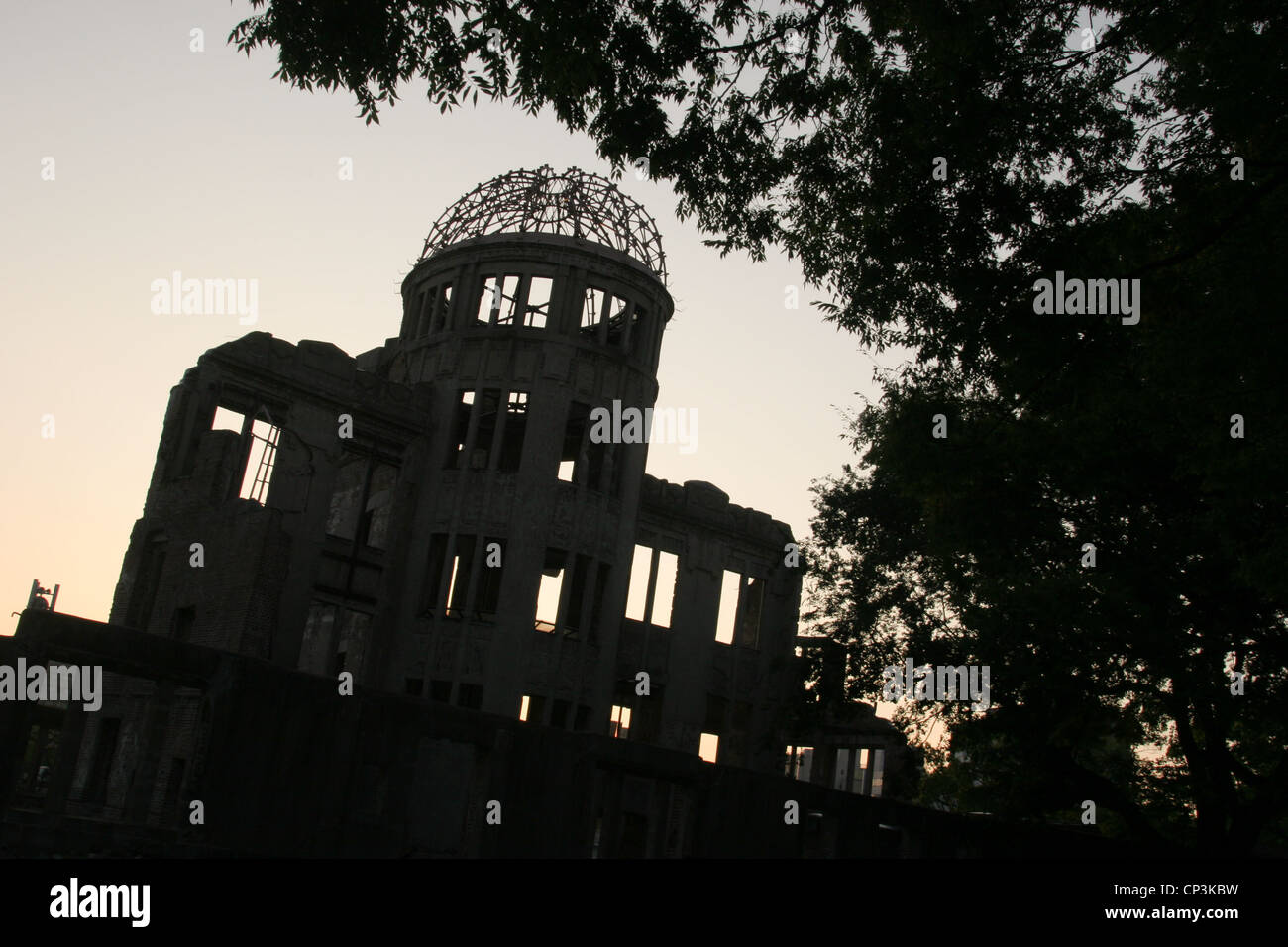 The Atomic Dome in Peace Park, Hiroshima, Japan. The building stood at ...