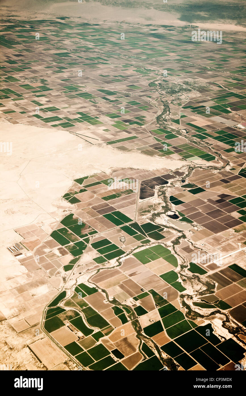 Aerial california farmland hi-res stock photography and images - Alamy