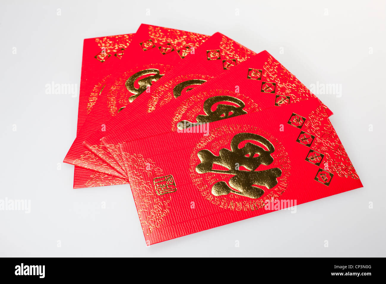 Chinese New Year Red Envelopes Stock Photo - Alamy