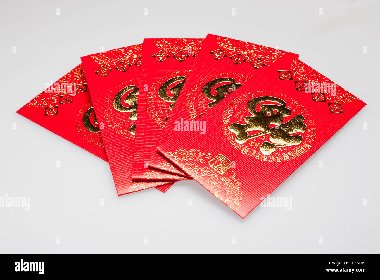 Chinese New Year Red Envelopes Stock Photo - Alamy