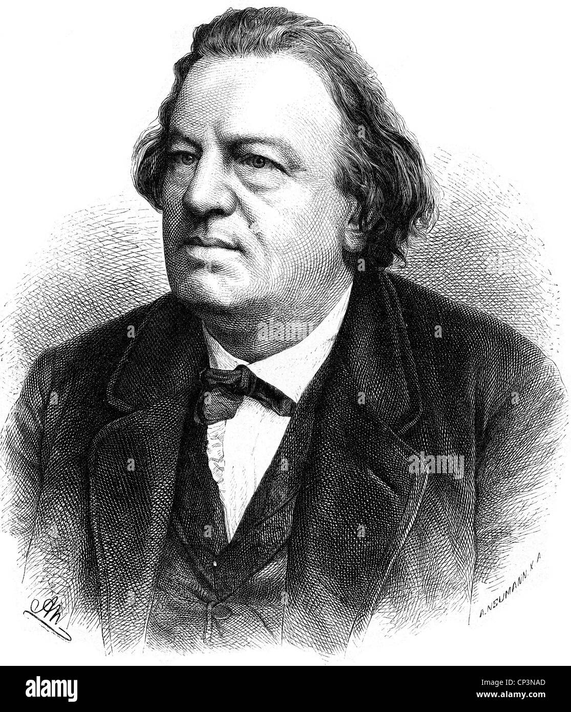 Rietz, Julius, 28.12.1812 - 12.9.1877, German conductor, composer ...