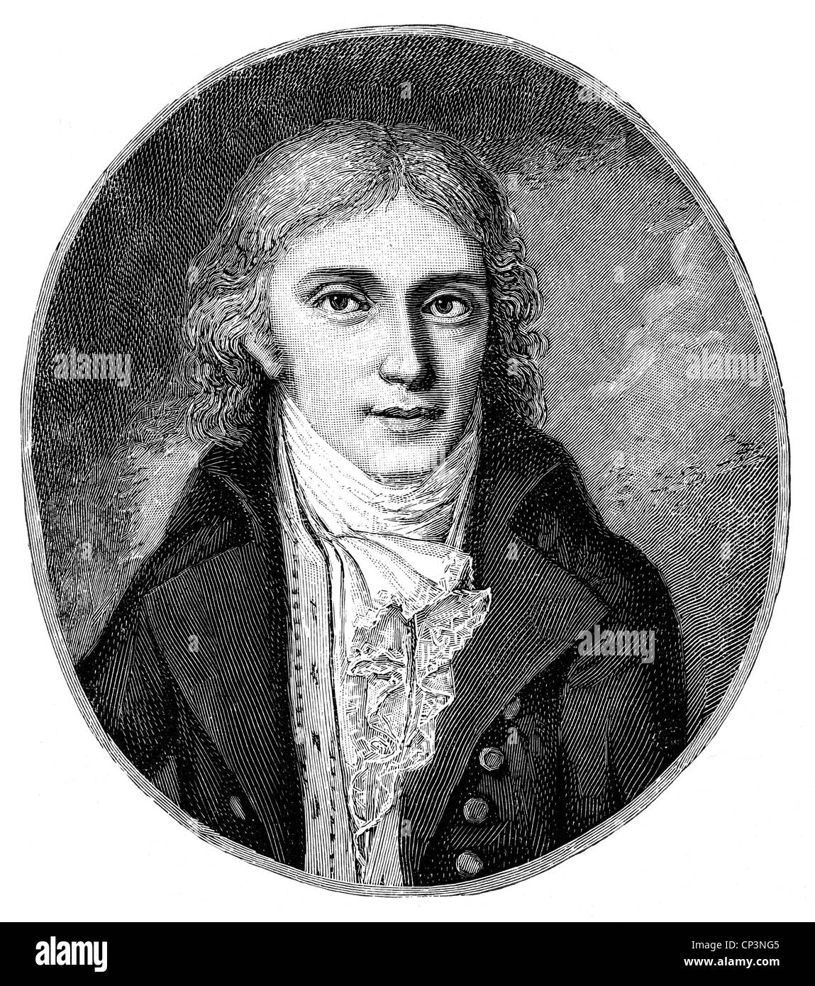 Friedrich schiller wood engraving hi-res stock photography and images ...