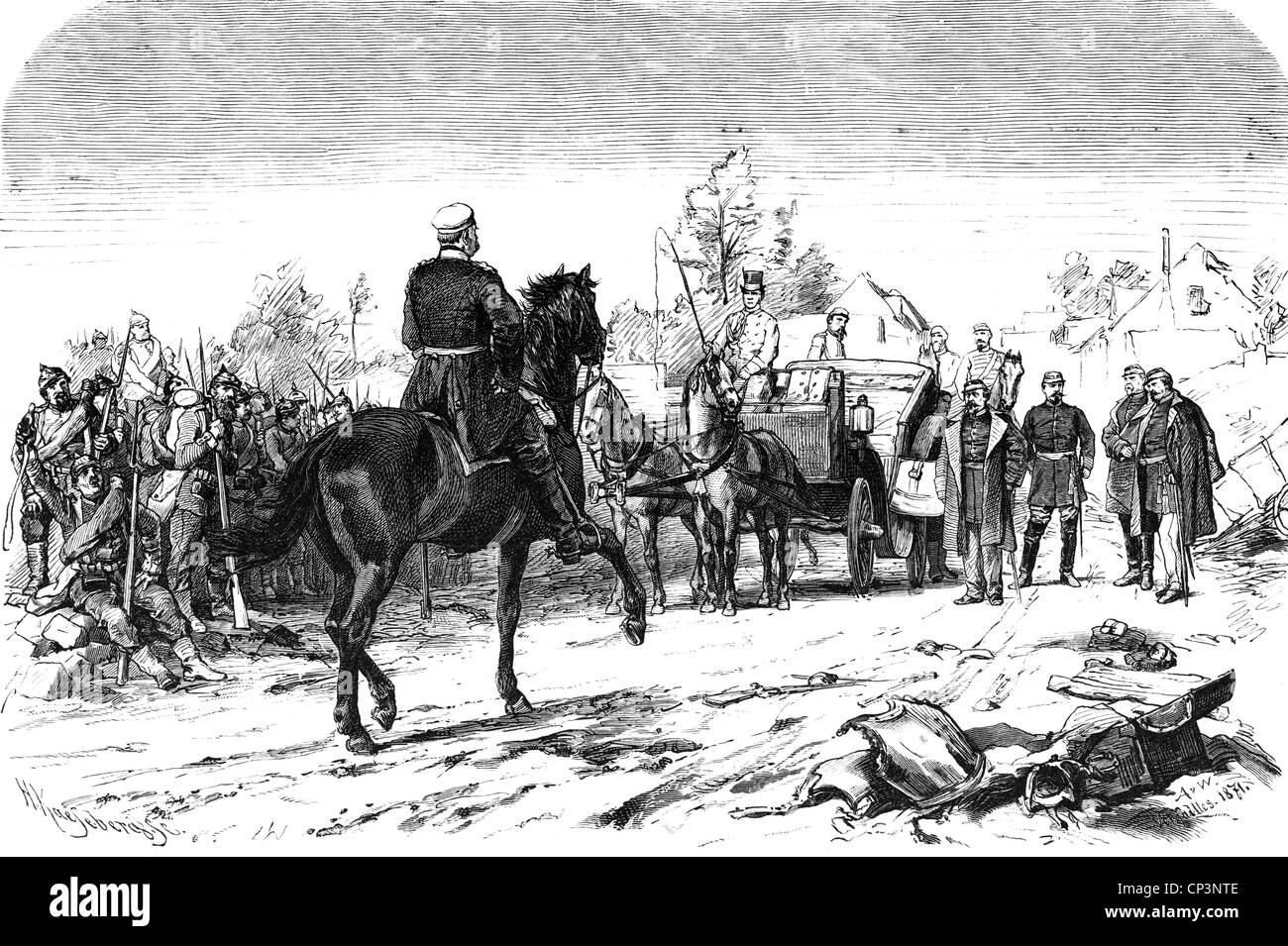 events, Franco-Prussian War 1870 - 1871, Battle of Sedan, 1.9.1870 ...