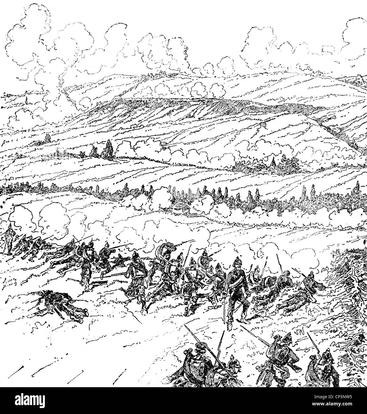 Battle of forbach Black and White Stock Photos & Images - Alamy